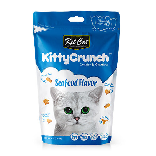 Kit Cat Kitty Crunch Seafood Flavor – Pooch Pet Stores LLC